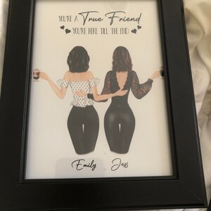 5 Best Friends Gift Five Best Friends Print 5 Friends Poster | Etsy