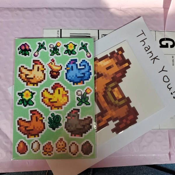 Stardew Valley Artifacts Sticker Sheet – SDV Complete Collection of 42 ...