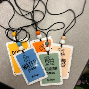Teacher Hall Passes-classroom-office Pass-nurse Pass - Etsy