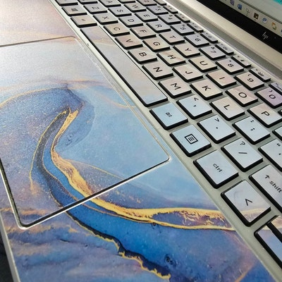 Lenovo Laptop Skin, Personalized Gift Bright Aesthetic Flowers Design ...