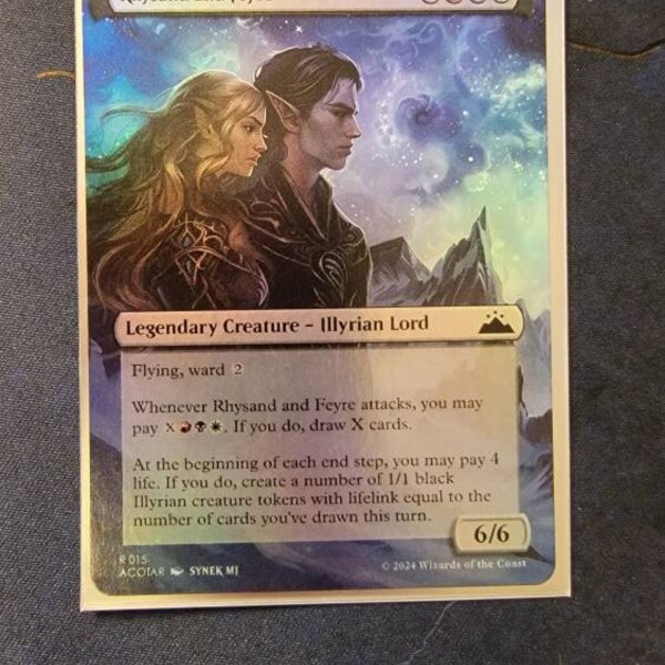 ACOTAR Series MTG Proxy Trading Card - Feyre Archeron, Cursebreaker ...