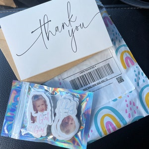 FIRST Birthday Custom Baby Stickers Waterproof, Custom Themed First ...