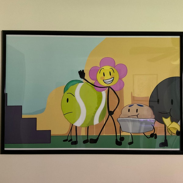 BFDI Leafy Poster - Etsy UK