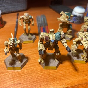 Battletech Miniatures Museum Scale Mechs MWO Style 3D - Etsy Canada