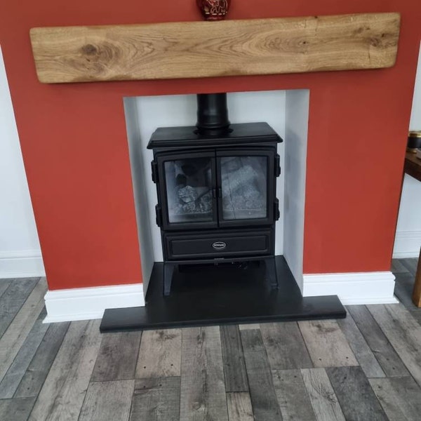Floating Oak Mantle Shelf-bespoke Sizes, Pre-drilled, Fixings Included ...