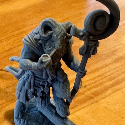 Dnd Goat Folk, Minotaur Wizard Unpainted Miniature - Etsy