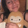 Monster Stuffed Animal in Light Blue and Beige, Cute Monster Stuffed ...