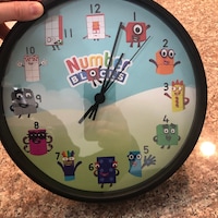 Numberblocks Wall Clock - Etsy Canada
