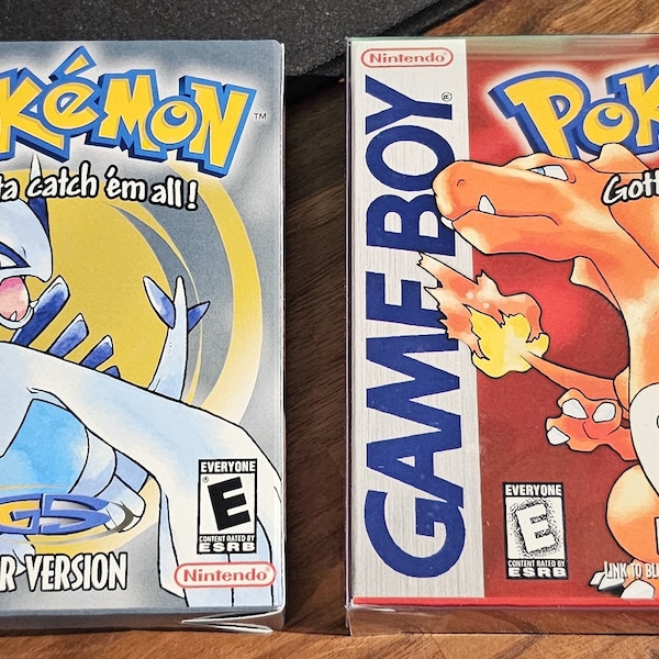 Pokemon Silver | NTSC | Gameboy Color | GBC | En | Reproduction Box and ...