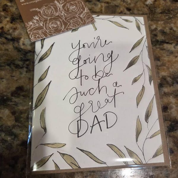 GREAT DAD | Baby Greeting Card, You're Going to Be Such a Great Dad ...