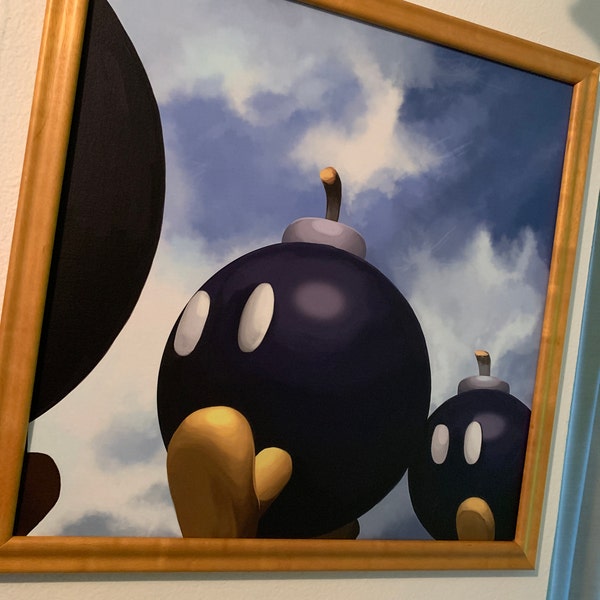 Bob-omb Battlefield Mario 64 50x50 Cm - Etsy