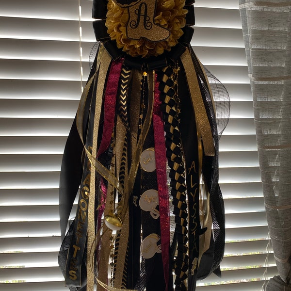 Homecoming Mum Pre-made Fancy Ribbons - Love Braid FREE SHIPPING - Etsy