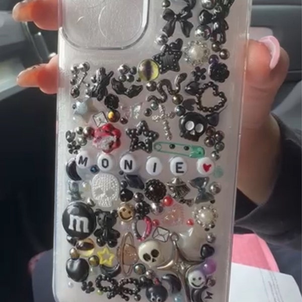 Charm Phone Case | Junk Phone Case | Resin Phone Case | Junk Charm Case ...