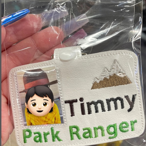 Pretend Play Park Ranger Badge - Handmade Child Gift Educational ...
