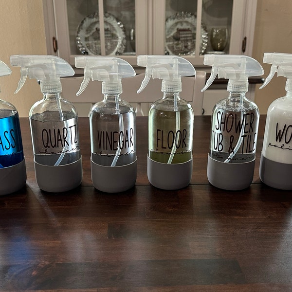 Cleaning Labels, Home Organization Cleaner Stickers, Waterproof Vinyl ...