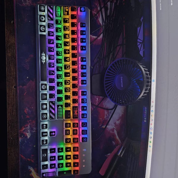 Sonic the Hedgehog Characters Backlit Keycap Pack | Mechanical Keyboard ...