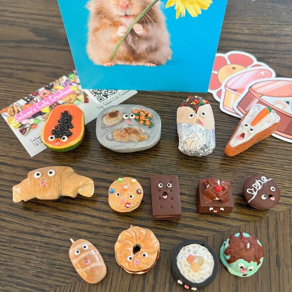 Funny Smores Pouting Face Baby Handmade Clay Sculpture Wall Art, Silly ...