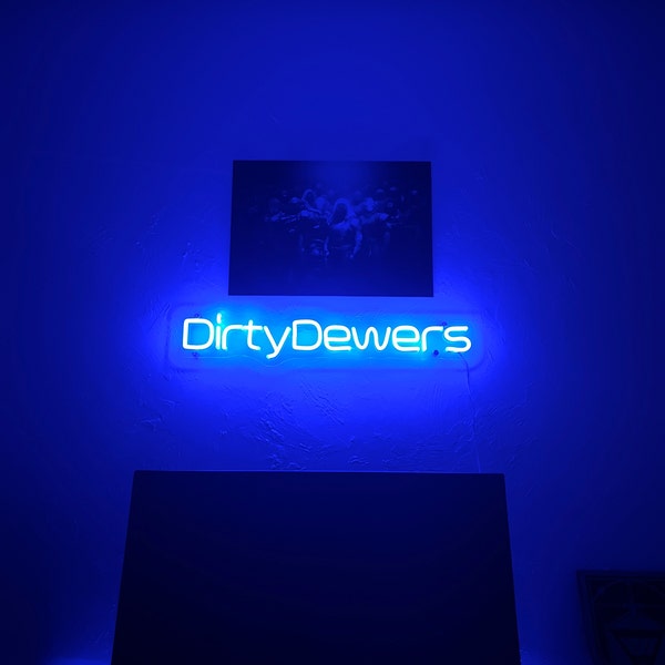 Custom Gamer Tag Neon Sign Gaming Wall Decor Custom LED Neon Light ...