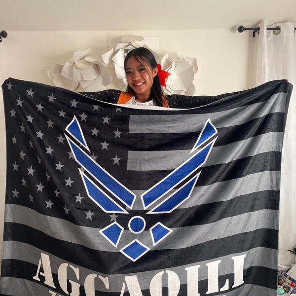 Custom | Integrity Oath | Thin Blue Line | American Flag | Canvas Wall ...