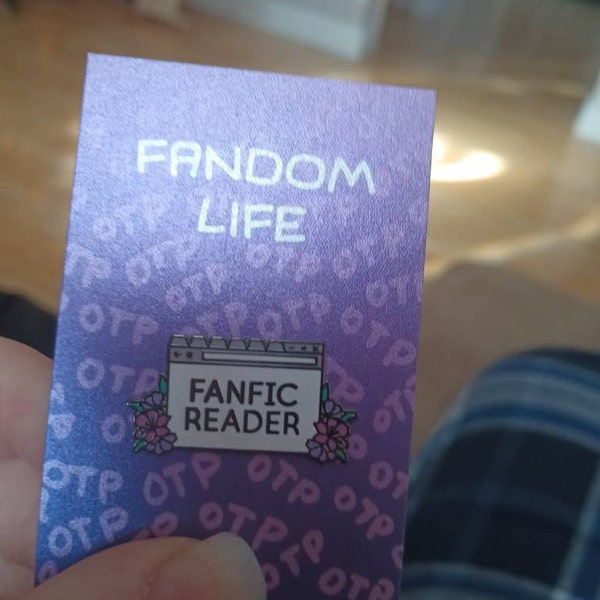 Fanfic Pin, Fandom Enamel Pin, Anime Enamel Pin, Fanfic Reader Enamel ...