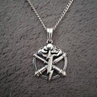 Pendant Ouroboros, Amulet Ouroboros, Necklace Ouroboros, Silver ...