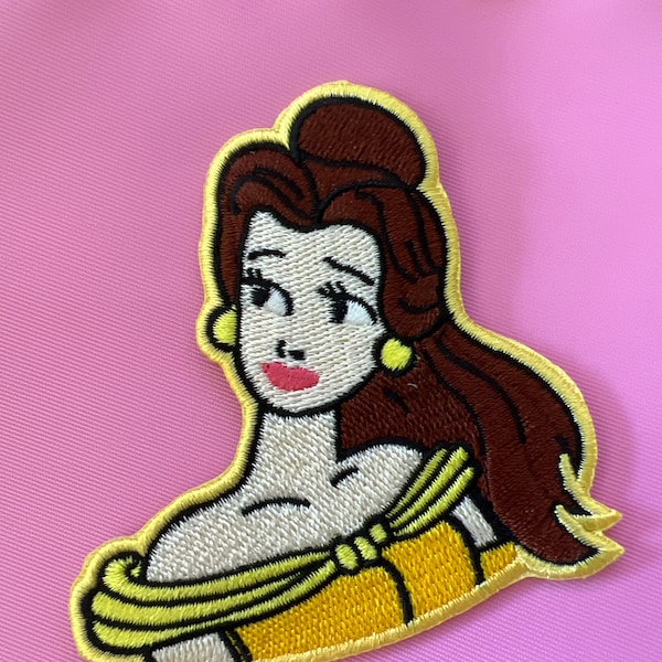 IRON ON Embroidered Princess Patches- Cinderella Patch- Ariel Patch ...