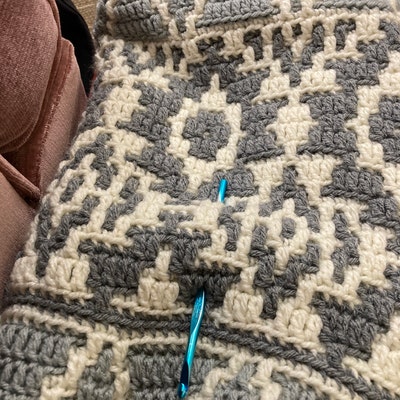 Native Bliss Mosaic Crochet Shawl, Blanket or Scarf CHART BUNDLE SET - Etsy