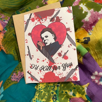 Scream 'call Me' Valentines Day Card-ghostface Card-greeting Cards - Etsy