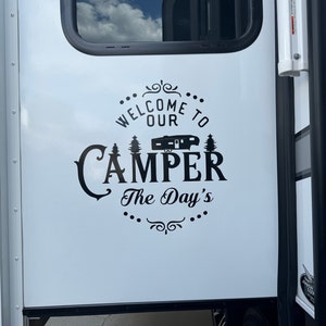 Fifth Wheel Decal Personalized Camper Decal Camping Decal Personalized ...