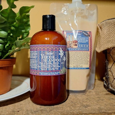 Yucca Shampoo Soapwort Soap Nut Shampoo Sulfate Free Silicone Free No ...