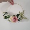 Flower Girl Hoop, Floral Ring. Flower Hoop. Flower Wreath. Bridesmaid ...