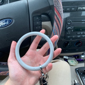 Keychain Bracelet Silicone Key Ring Key Loop Silicone - Etsy