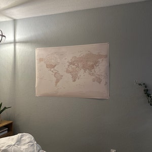 Places You've Been World Map Large Detailed Push Pin Travel Map Visited ...