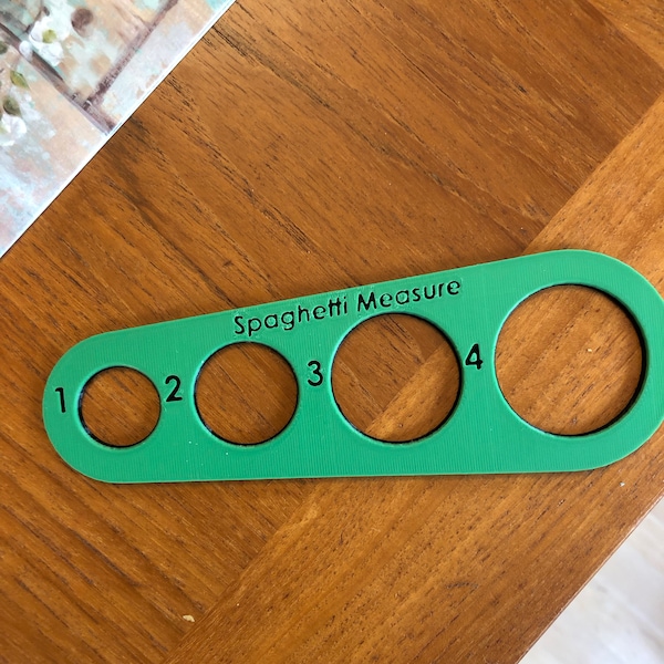 Spaghetti Measure 3D Printed | Kitchen Gadgets | Pasta Tools | Kitchen ...