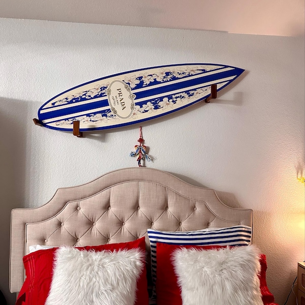 Vertical Carved "aloha" Wall Display Storage Racks Hangers 3pc Teak ...