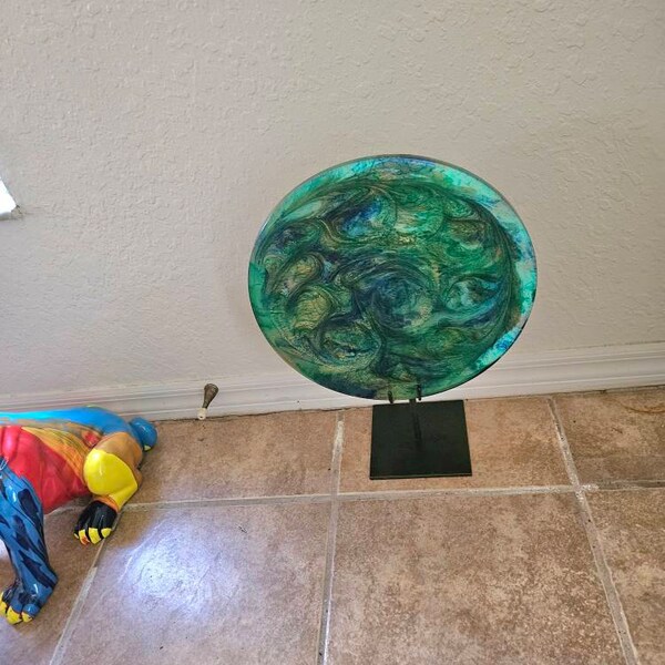 15” Metal Display Stand for Round Objects -5x5" Base - Etsy