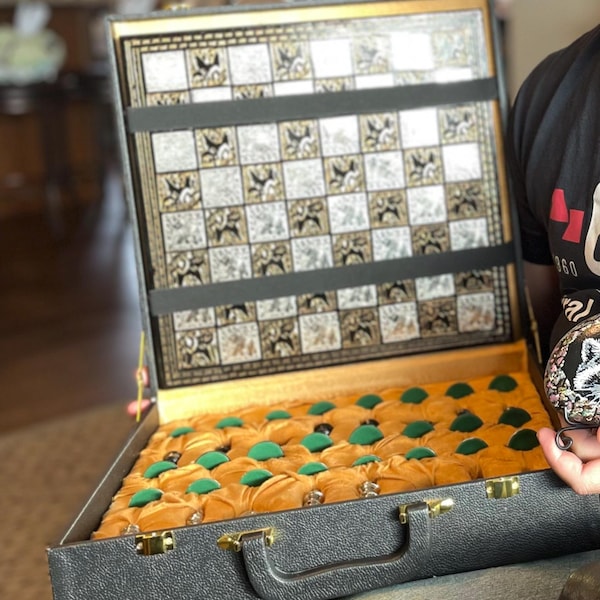 Handmade Chess Board Set | Luxury Chess Board | Gift for Him | Heavy ...