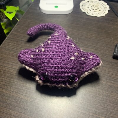 Crochet Stingray Digital Pdf English Amigurumi Pattern Big or Giant ...