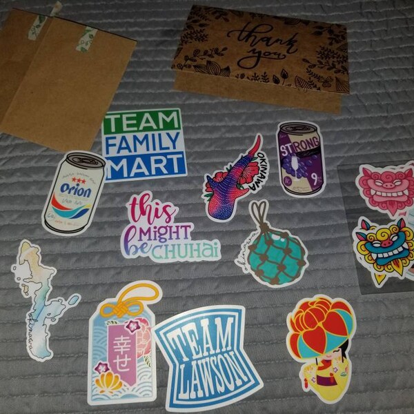 Okinawa Shisa Pair Stickers Pack of Two Okinawa Sticker Japan Sticker ...