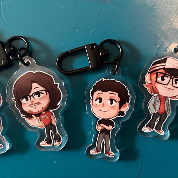 Fall Out Boy Linking Acrylic Charm - Etsy