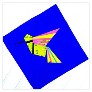 Hummingbird Paper Pieced PDF Quilt Block Pattern - Etsy