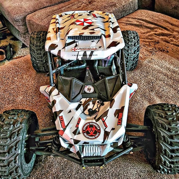 R/C Scale ZOMBIE Decal Stickers Axial SCX10 Wraith Crawler Rock Crawl ...