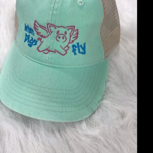 Flying Pig When Pigs Fly Swine Embroidery Design Embroidery DESIGN FILE ...