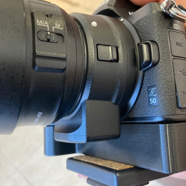 Camera Grip for Nikon Z50 With Tripod Mount - Etsy