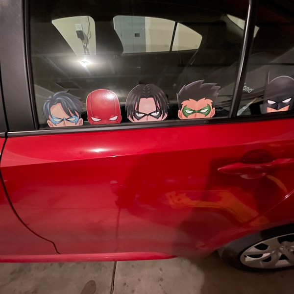 Batfamily Car Decal Stickers (+TIM DRAKE ADDED) - Etsy