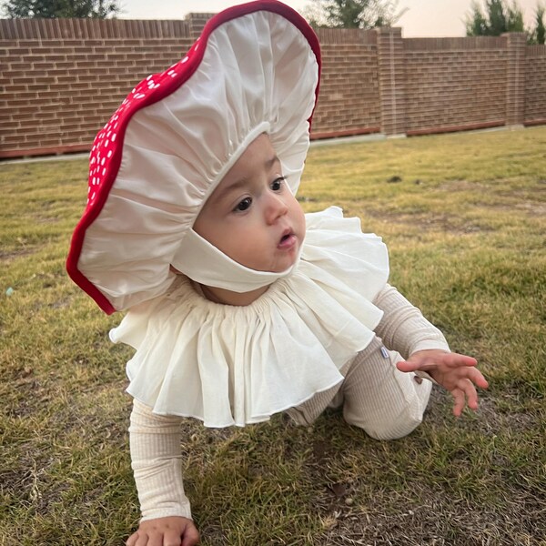 Toadstool Mushroom Hat for Adults, Halloween Costume - Etsy