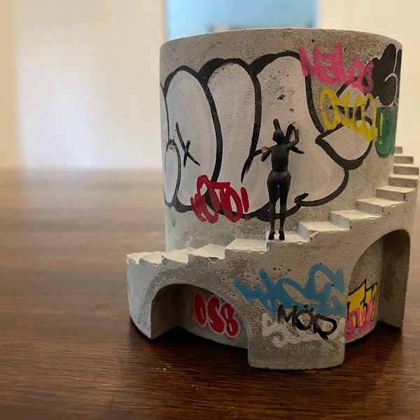 Bookends / Concrete Bookends / Unique Decor / Bookend / Custom / Art ...