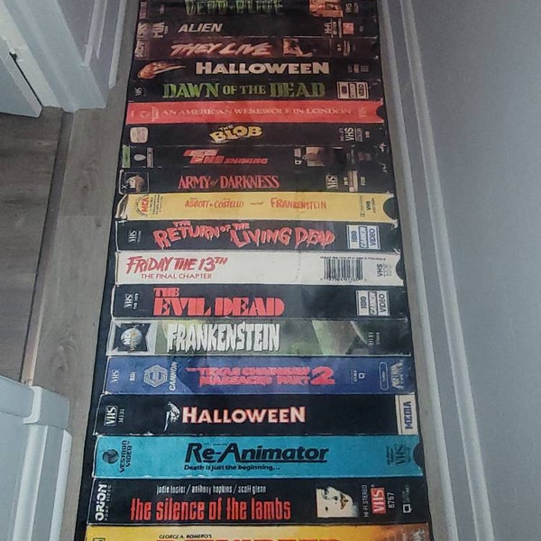Retro Horror Movie VHS Rug - Nostalgic Home Decor - Etsy