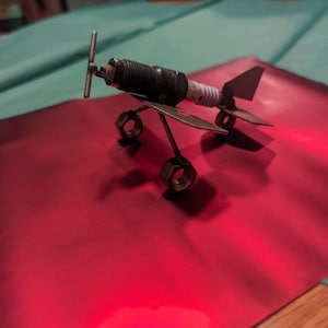 Spark Plug Metal Airplane Handmade WW1 WW2 - Etsy