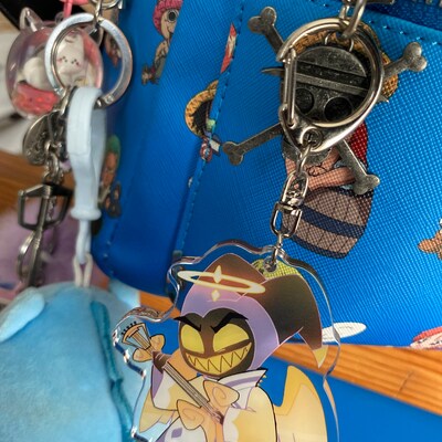 Cat Lucifer Hazbin Hotel Keychain Cute Cat Lucifer Charm - Etsy